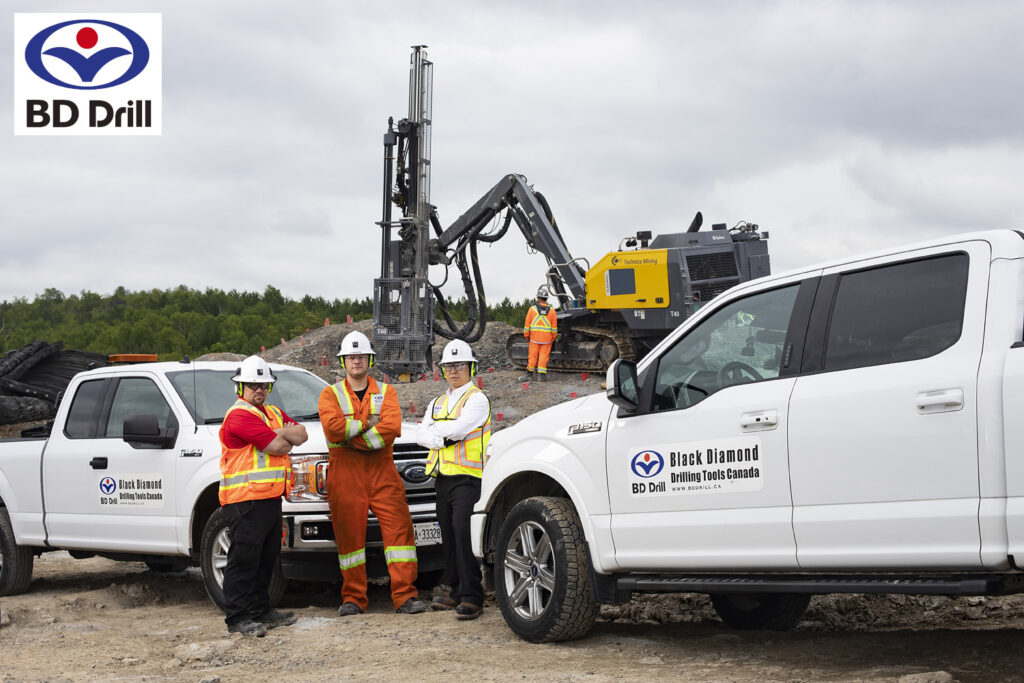 Top Hammer Rock Drilling Tools - Black Diamond Drilling Australia